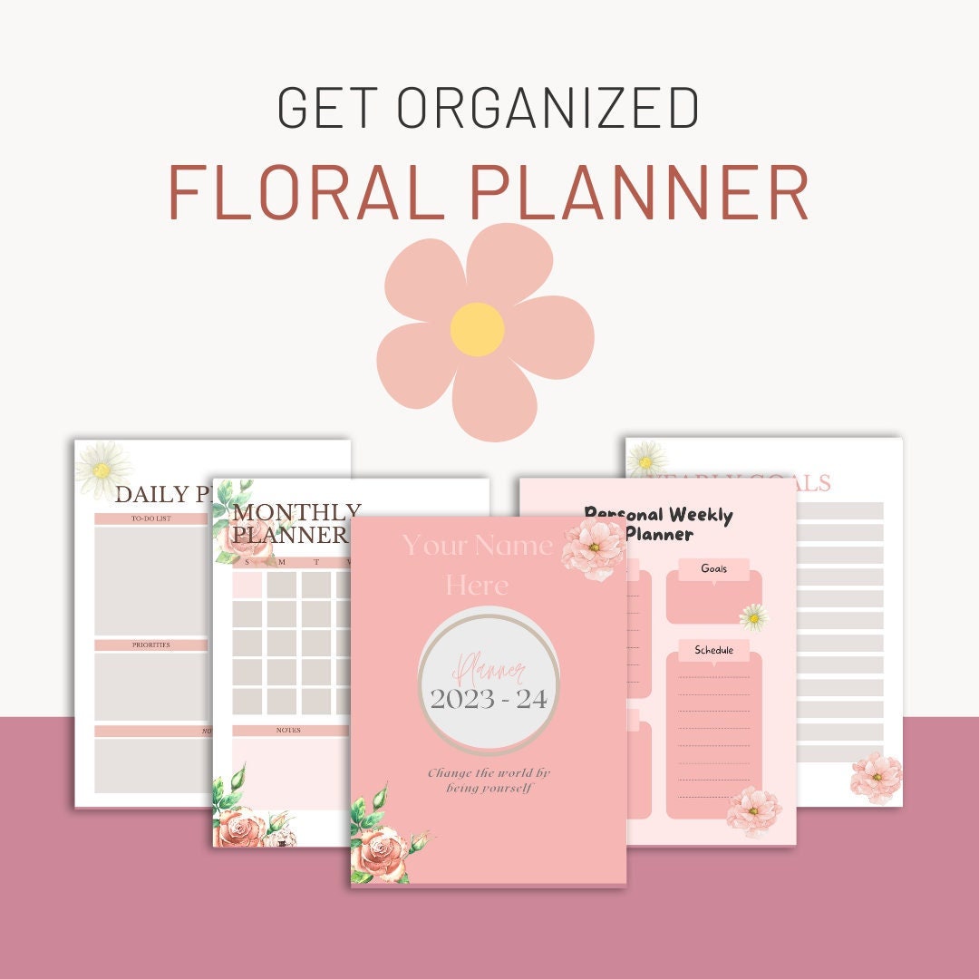 Instant Download, Daily Planner, Printable Planner - Etsy