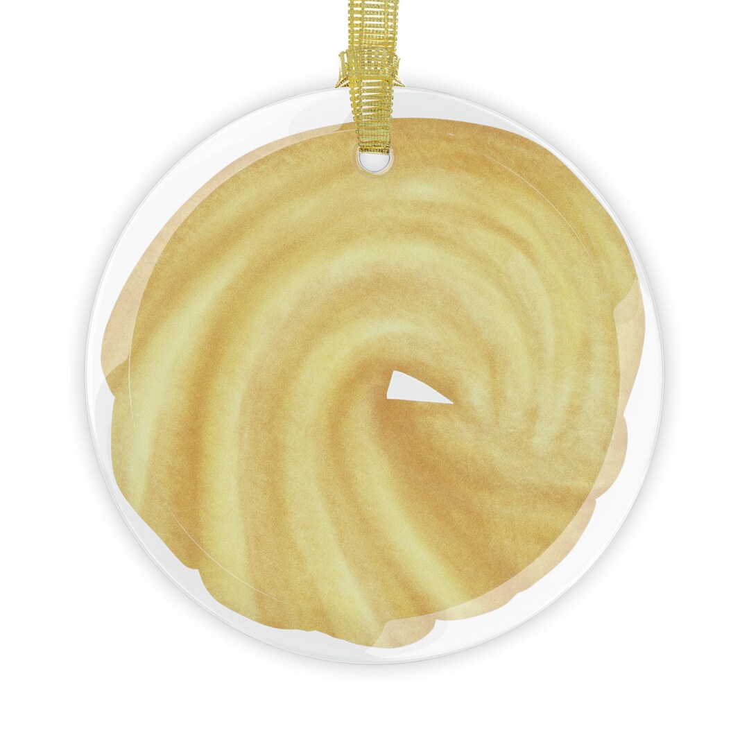 Artistic Danish Butter Cookie Ornaments for Your Tree Glass - Etsy