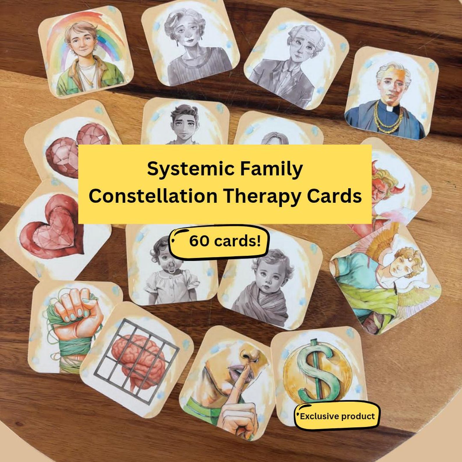 Systemic Family Constellation Card Set – Systemic Therapy Tools for ...