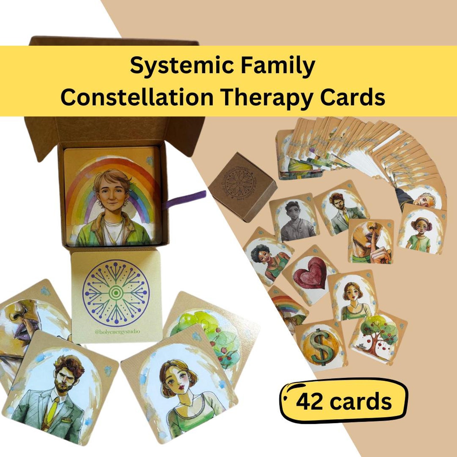 Systemic Family Constellation Card Set – Systemic Therapy Tools for ...