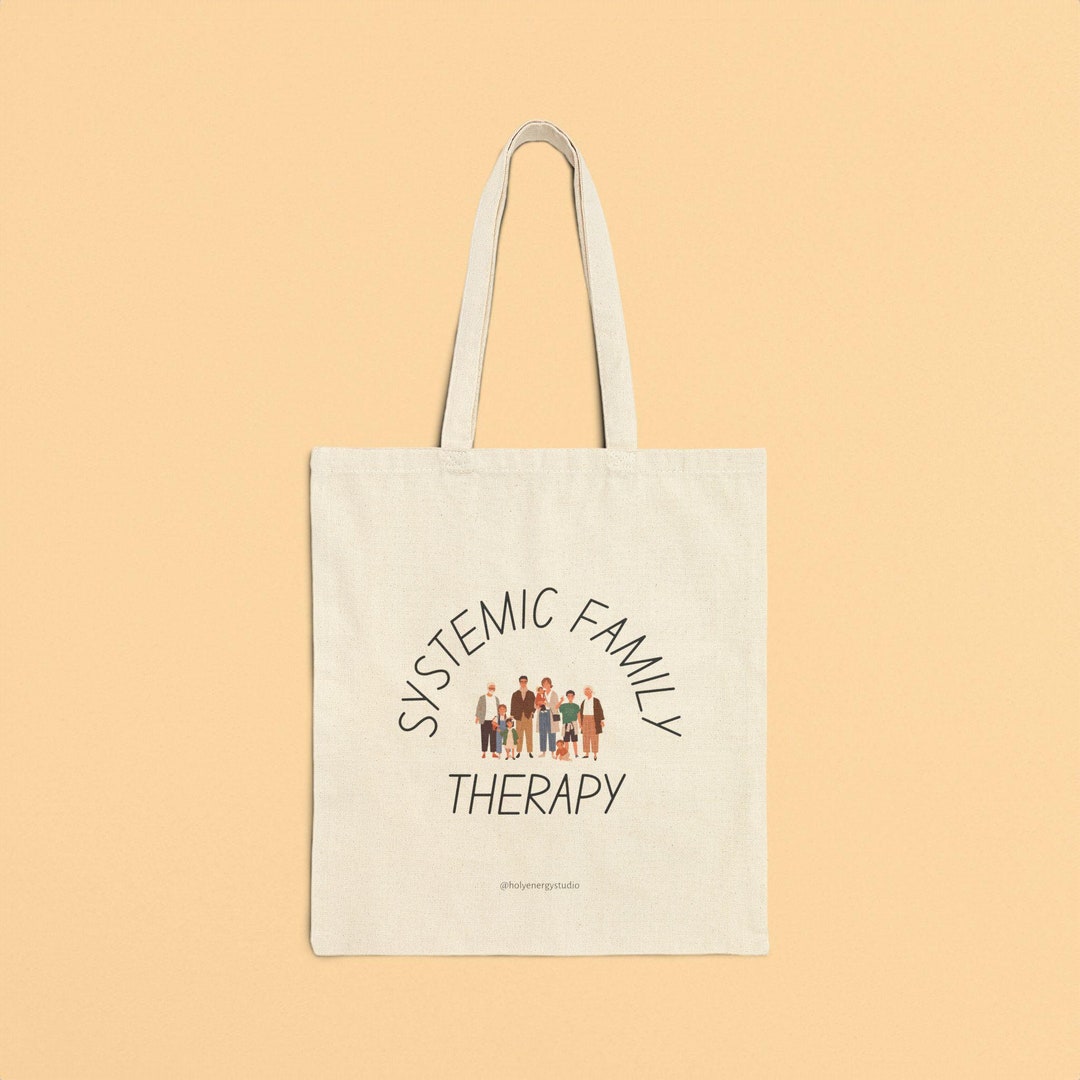 Systemic Family Therapy Canvas Tote Bag Gift for Coaching and ...