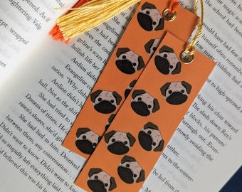 Pug Bookmark - Etsy