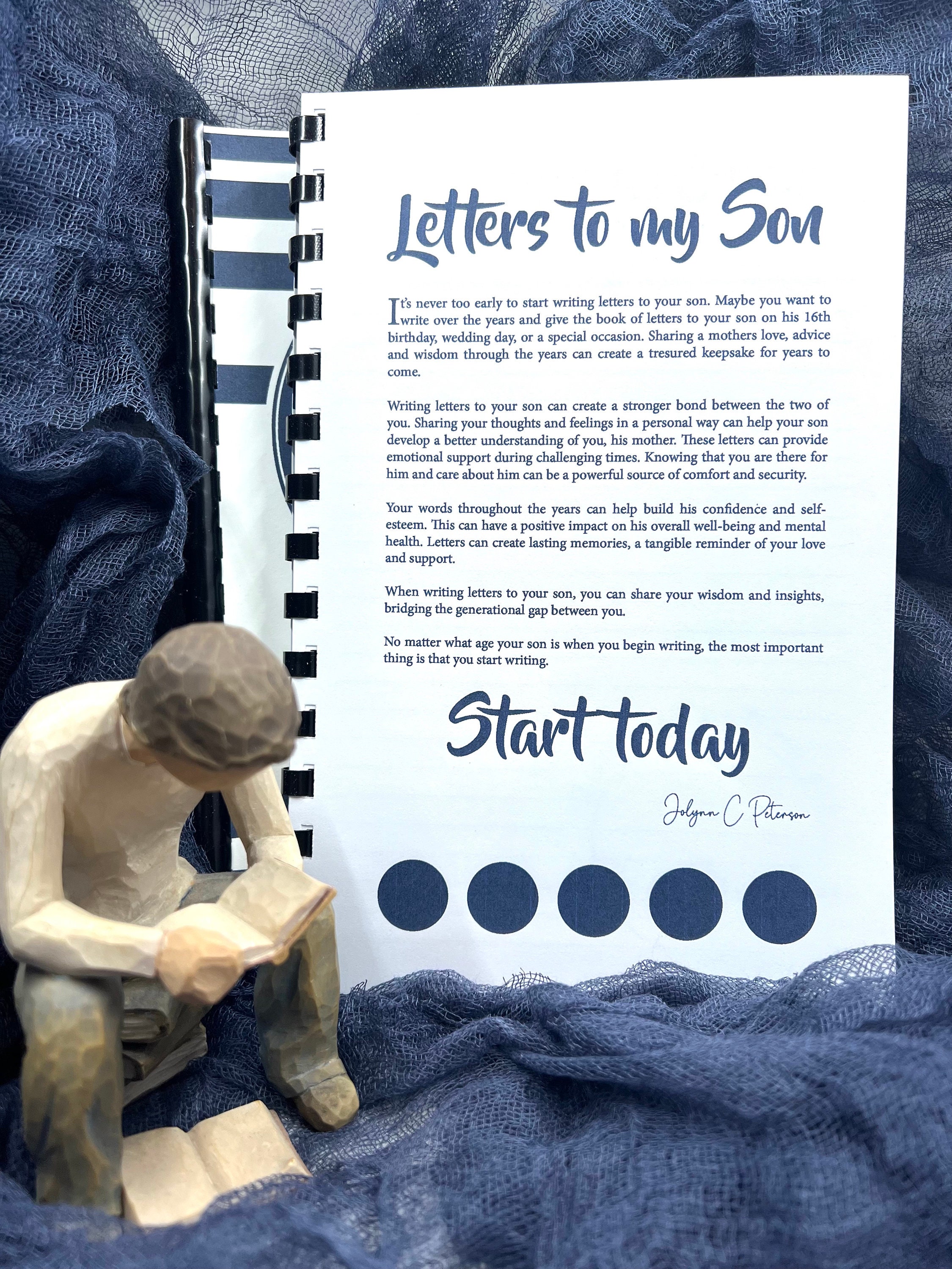 Letters to My Son - A Keepsake Journal of Letters From Mother to Son - Etsy