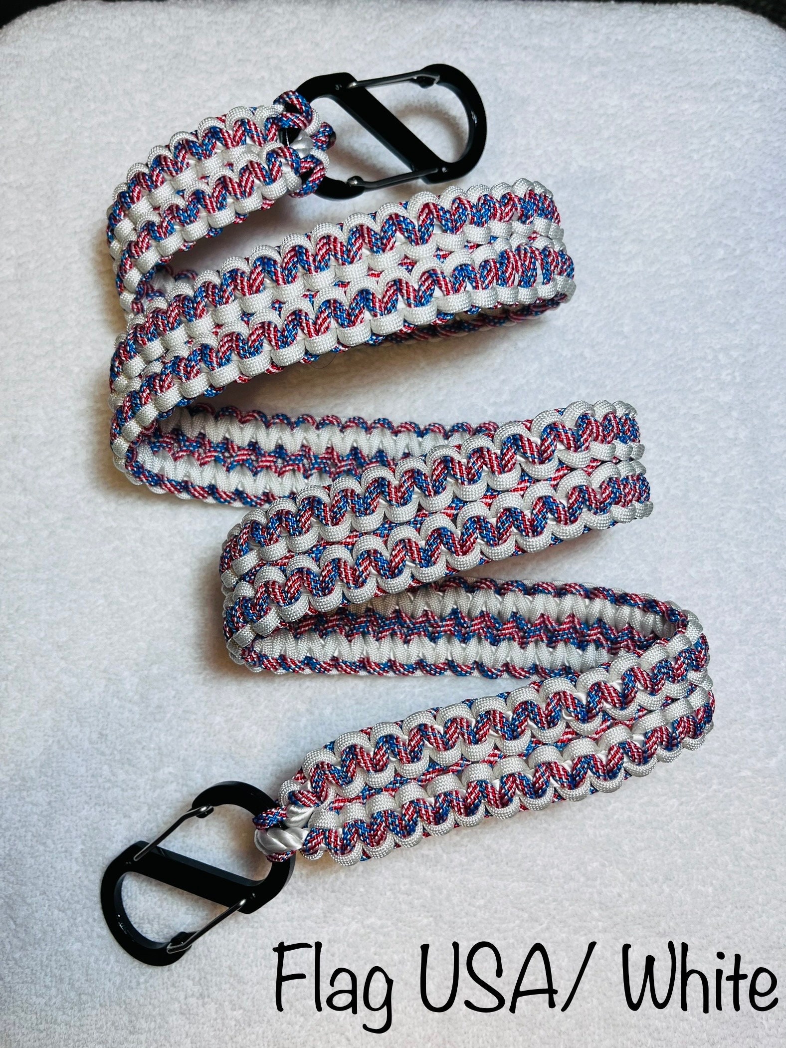 Custom Paracord Rope Engel Lunchbox Cooler Strap Double Cobra Handmade ...