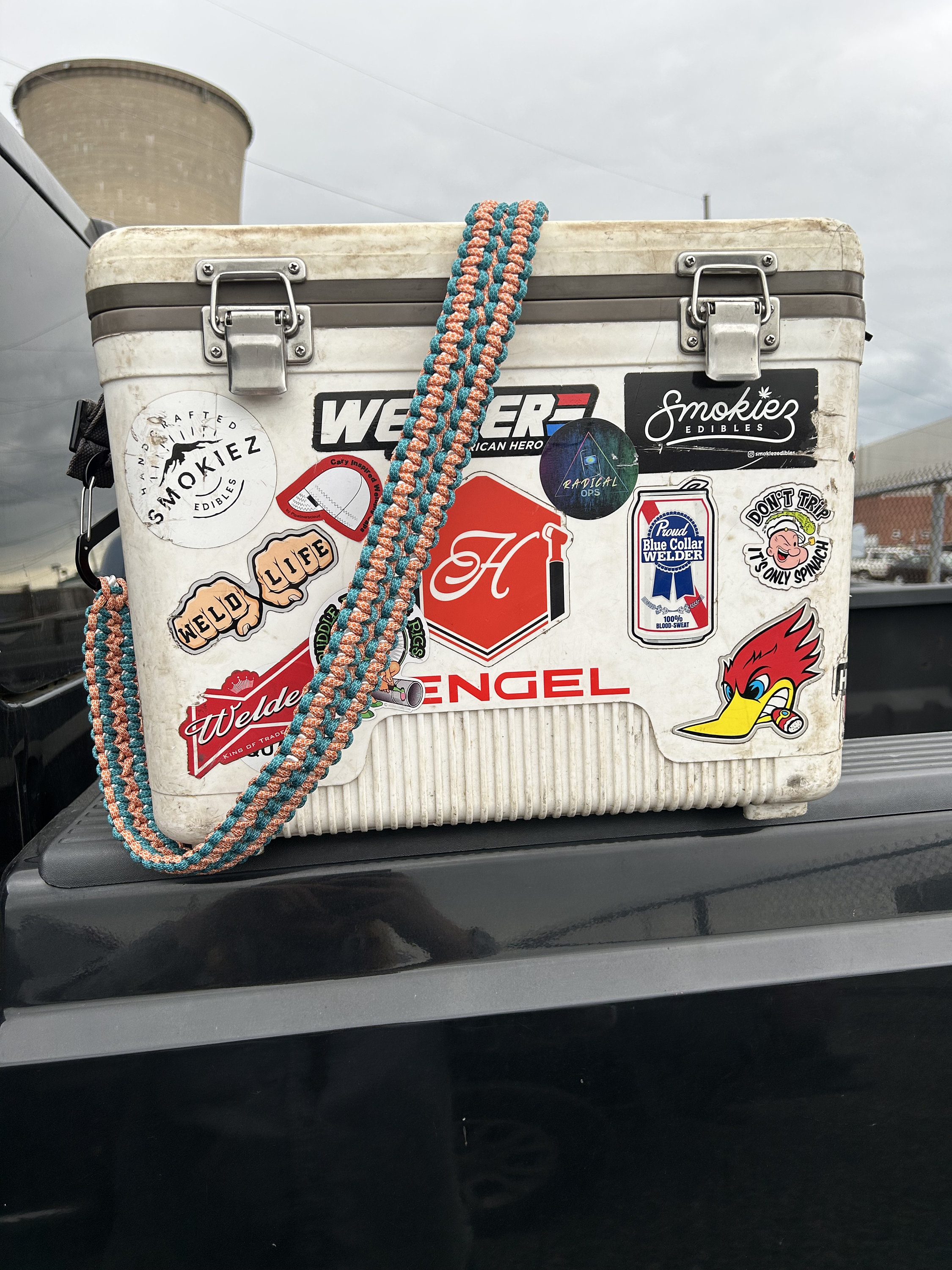Custom Paracord Rope Engel Lunchbox Cooler Strap Double Cobra 54 ...