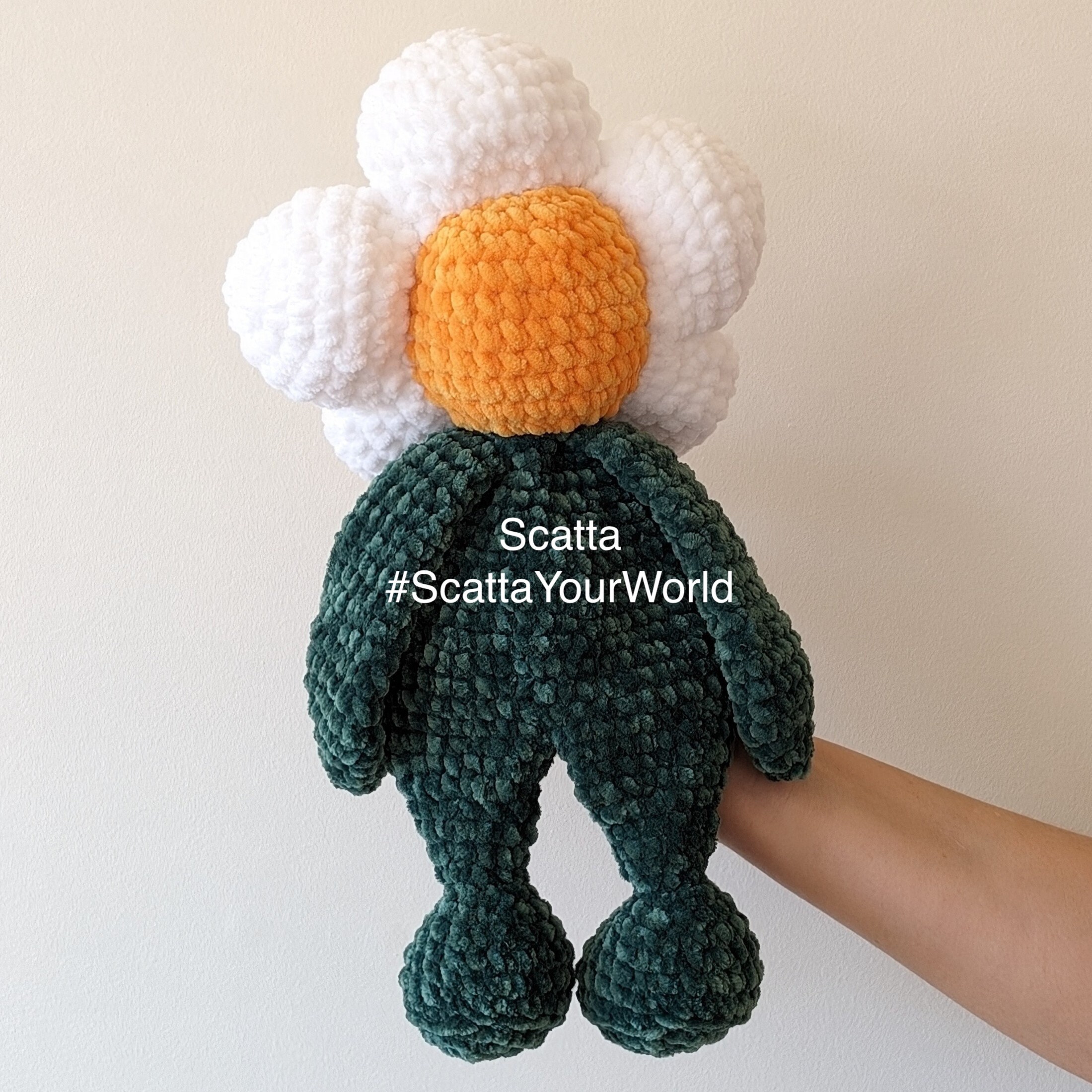 Original Crochet PDF Pattern: Teddy Snuggle Flower Floral Garden Plant ...