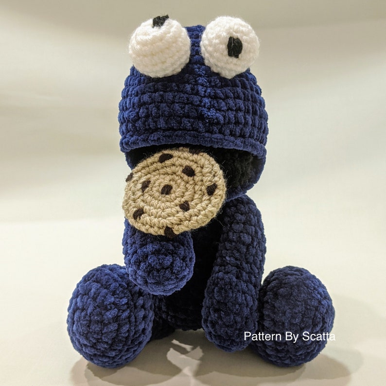 Crochet Pattern: Monster Mates Plus Bonus Cookie Amigurumi Crochet ...