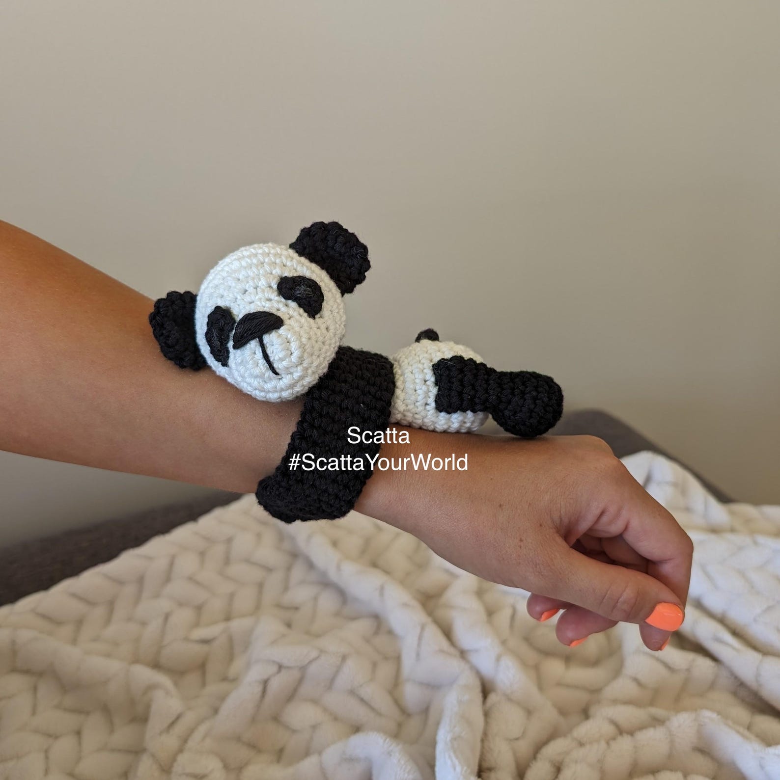 Original Crochet Pattern: Snap Slap Animal Hugger Band - Cute Teddy ...