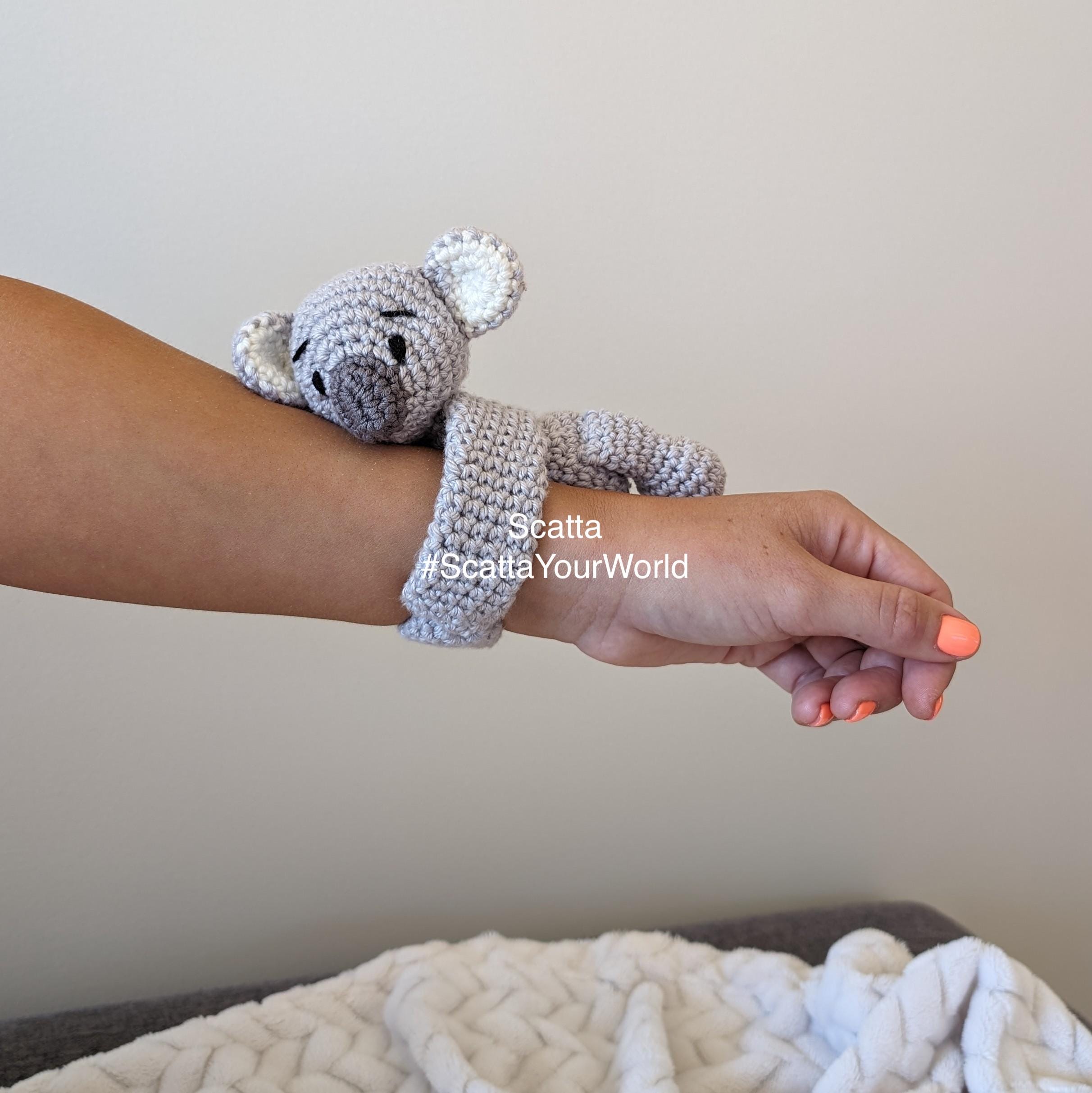 Original Crochet Pattern: Snap Slap Animal Hugger Band - Cute Teddy ...