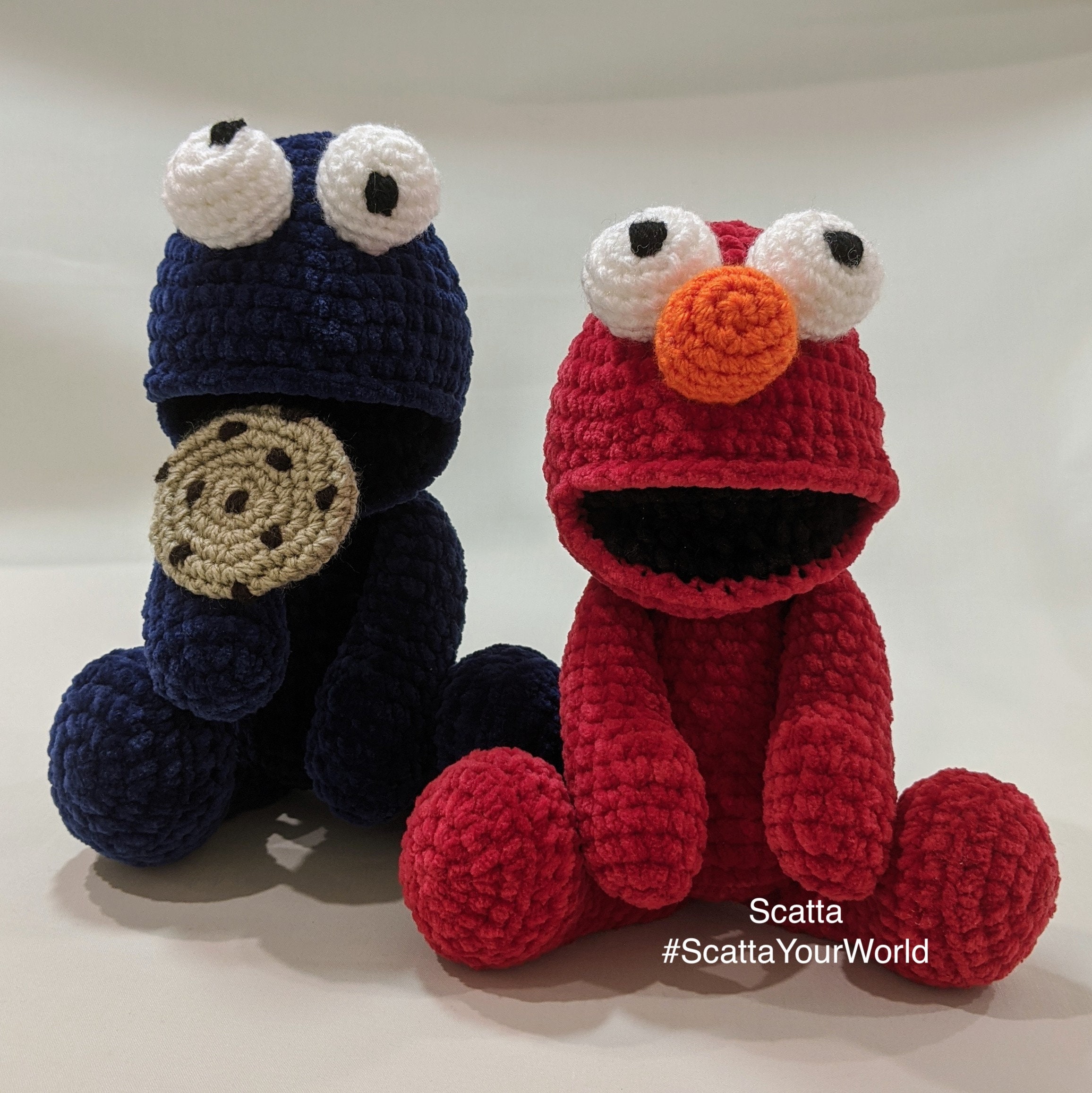 Crochet Pattern: Monster Mates Bundle With Bonus Cookie (plush Teddy ...