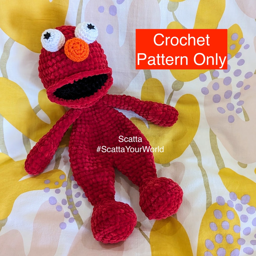 Crochet Pattern: Monster Mates Snuggle Plus Bonus Cookie Amigurumi ...