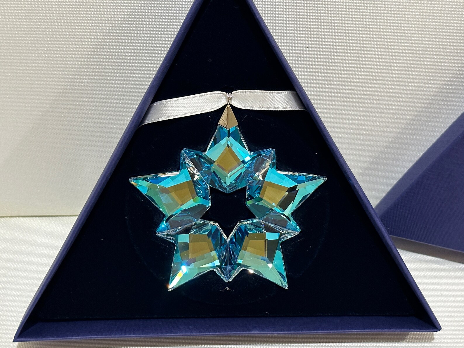 Swarovski Crystal Ice Star Ornament Light Multi Colored. Original ...