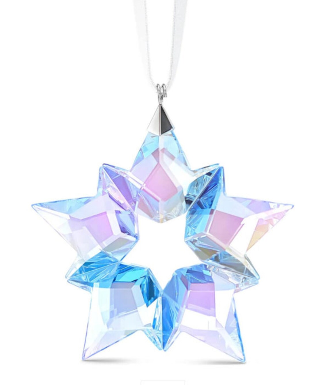 Swarovski Crystal Ice Star Ornament Light Multi Colored. Original ...