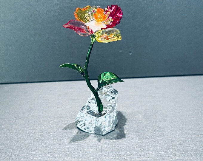 Swarovski Crystal Idyllia Flower Small. New in Box. Original Swarovski ...
