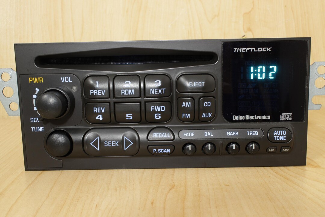 1995-2002 Chevrolet Delco Radio CD Player With Custom LED Lighting ...