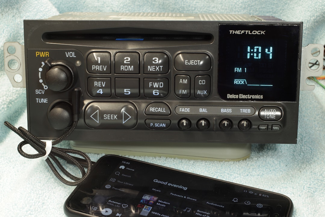 1995-2002 Chevrolet Delco Radio CD Player W Aux Input and LED Lighting ...