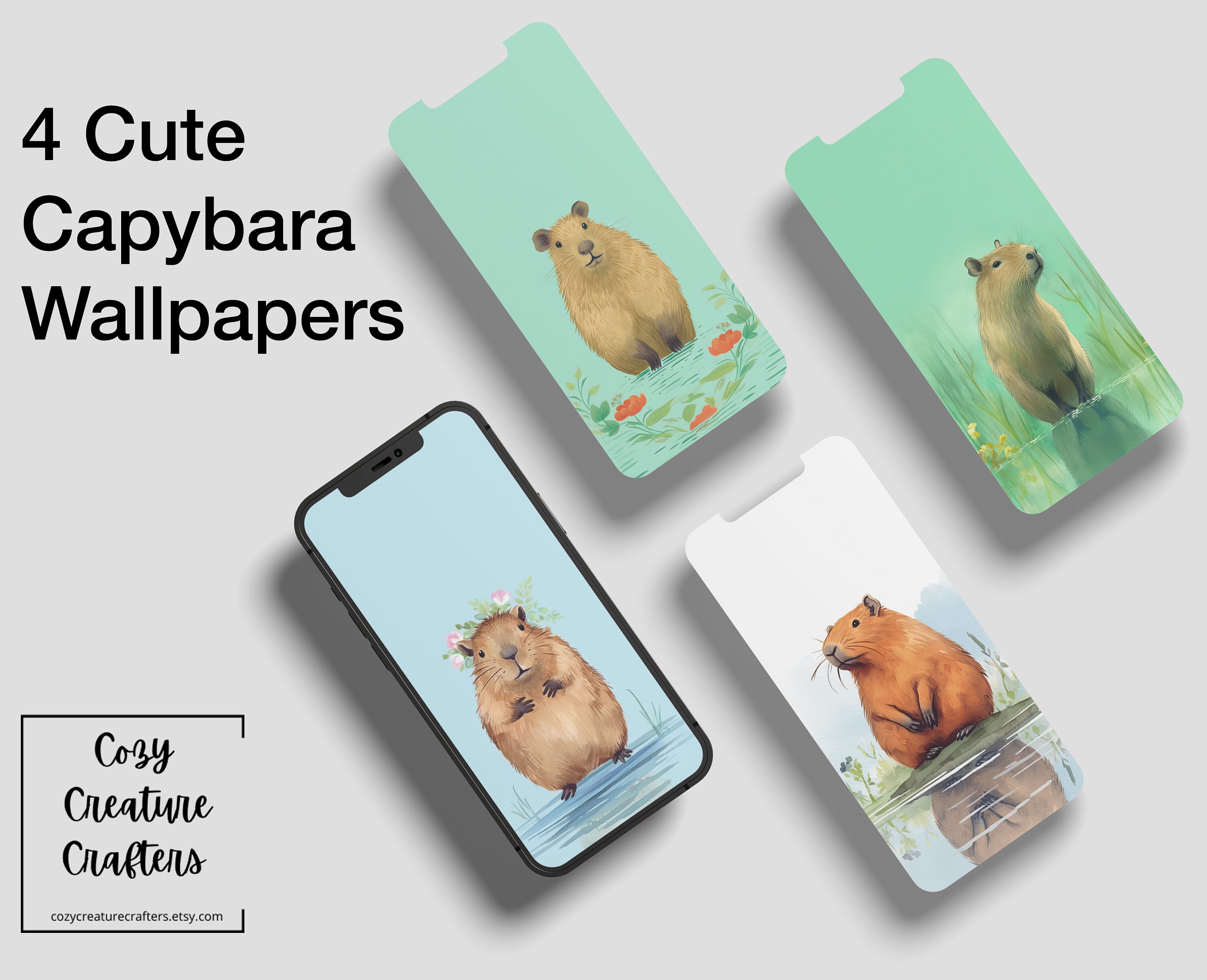 Baby Capybara Wallpaper