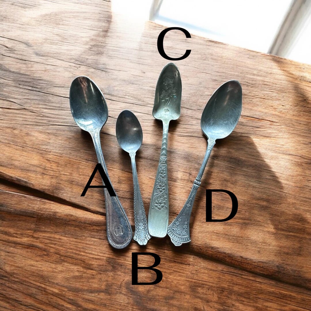 Silver Spoon, Vintage Altar Spoon, Spoon for Potions Spells Rituals - Etsy