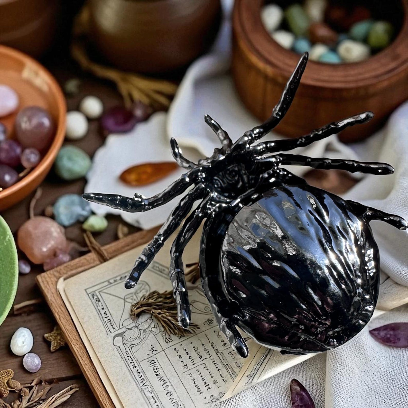 Spider Incense Burner, Halloween Décor, Incense Cones - Etsy