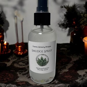 Sage Smudge Clearing Spray for Cleansing & Protection | Infused Smoky ...