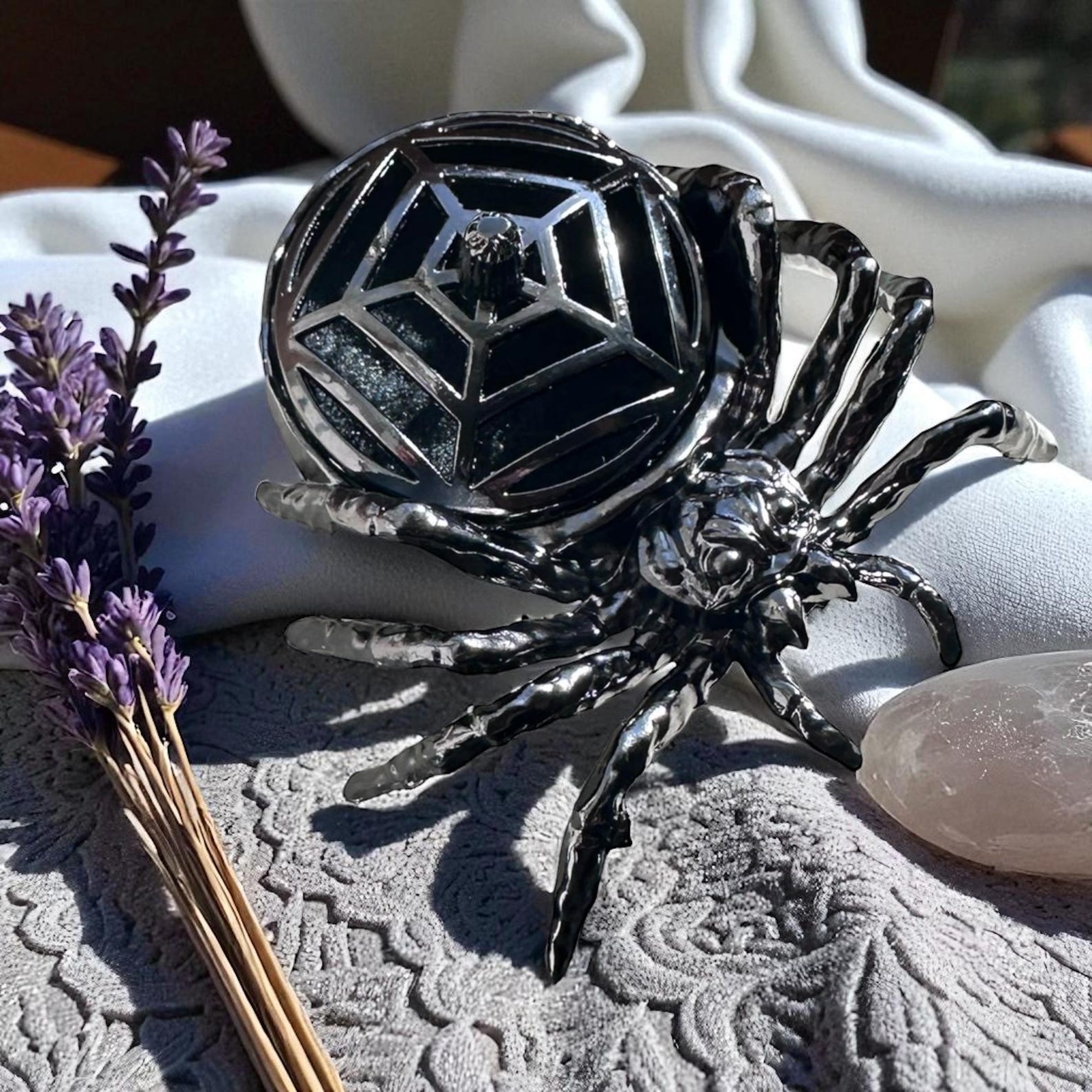 Spider Incense Burner, Halloween Décor, Incense Cones - Etsy
