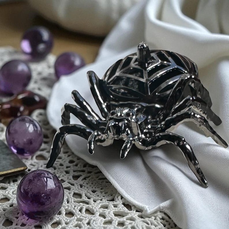 Spider Incense Burner, Halloween Décor, Incense Cones - Etsy