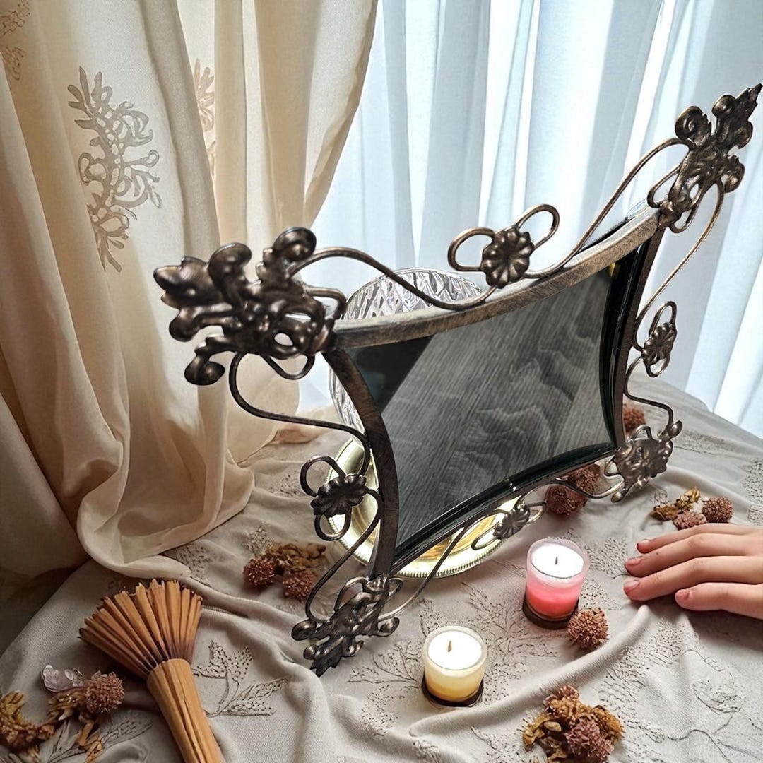 Witch Mirror, Witch Altar, Shadow Work Mirror, Quirky Decor, Gothic ...