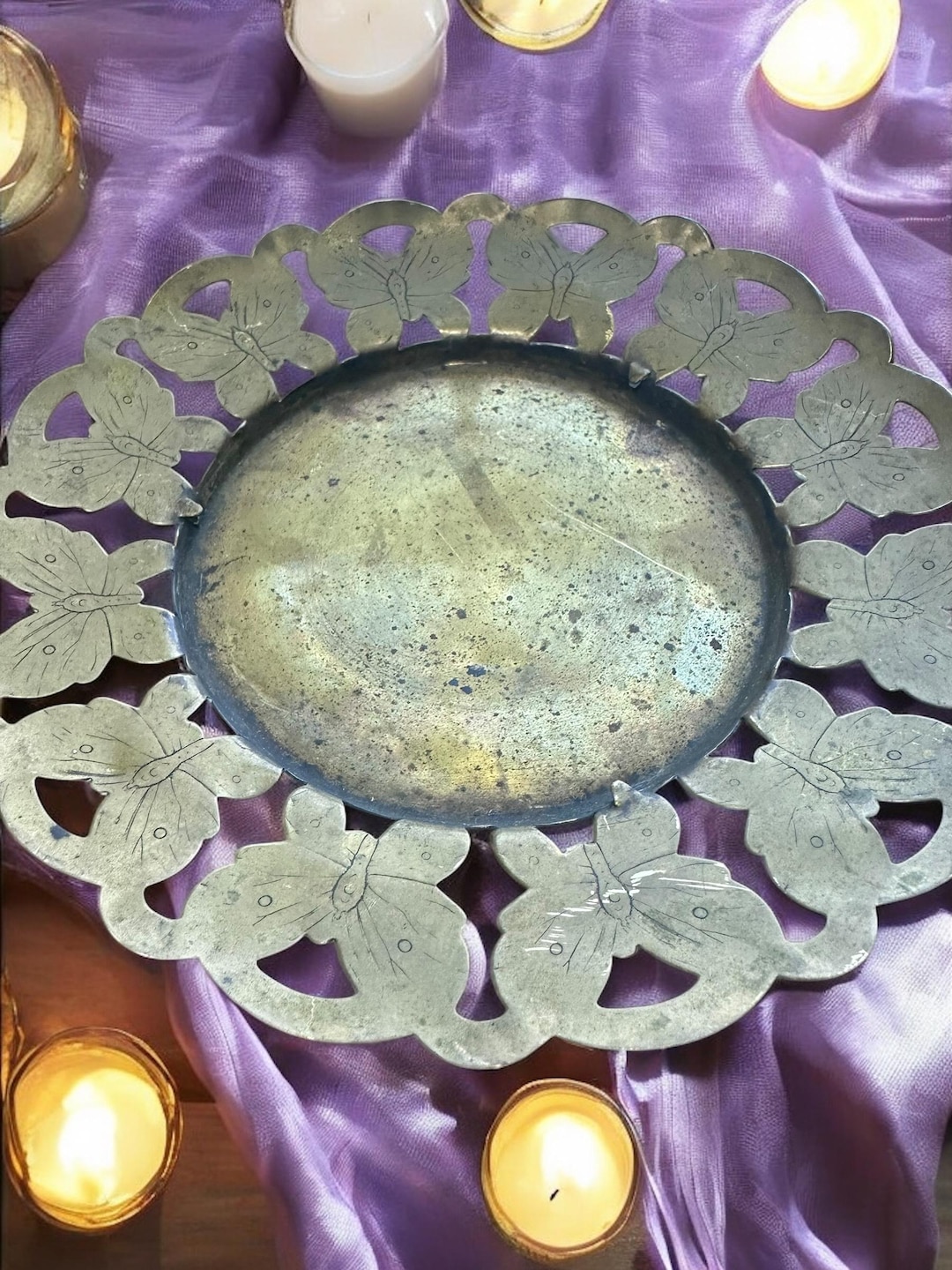 Butterfly Offering Fairy Plate Metaphysical Items for Spellwork ...