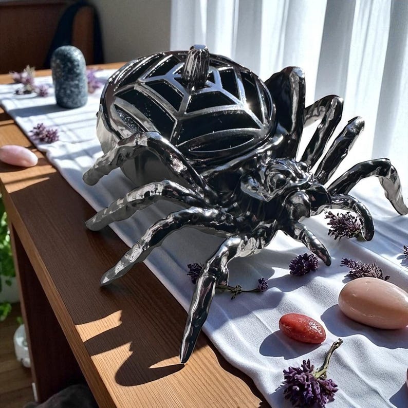 Spider Incense Burner, Halloween Décor, Incense Cones - Etsy