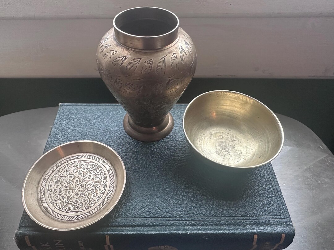 Small Tray, Brass Offering Dish, Witchcraft Metaphysical Practices ...