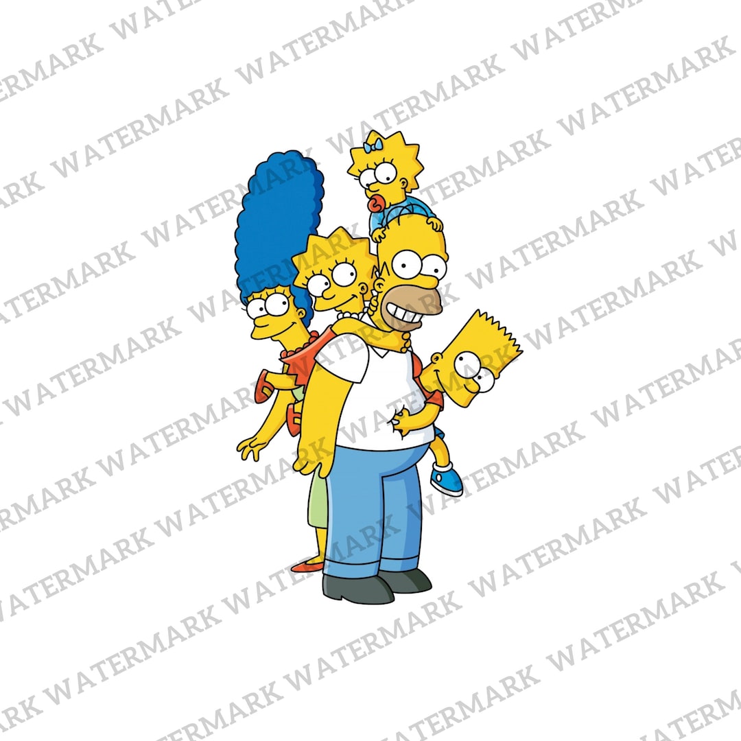 Simpsons Svg Simpsons Png the Simpsons Design for Tshirt - Etsy