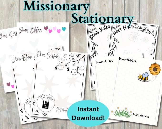 LDS Missionary Farewell Card - Digital Download - Print It Yourself - Etsy