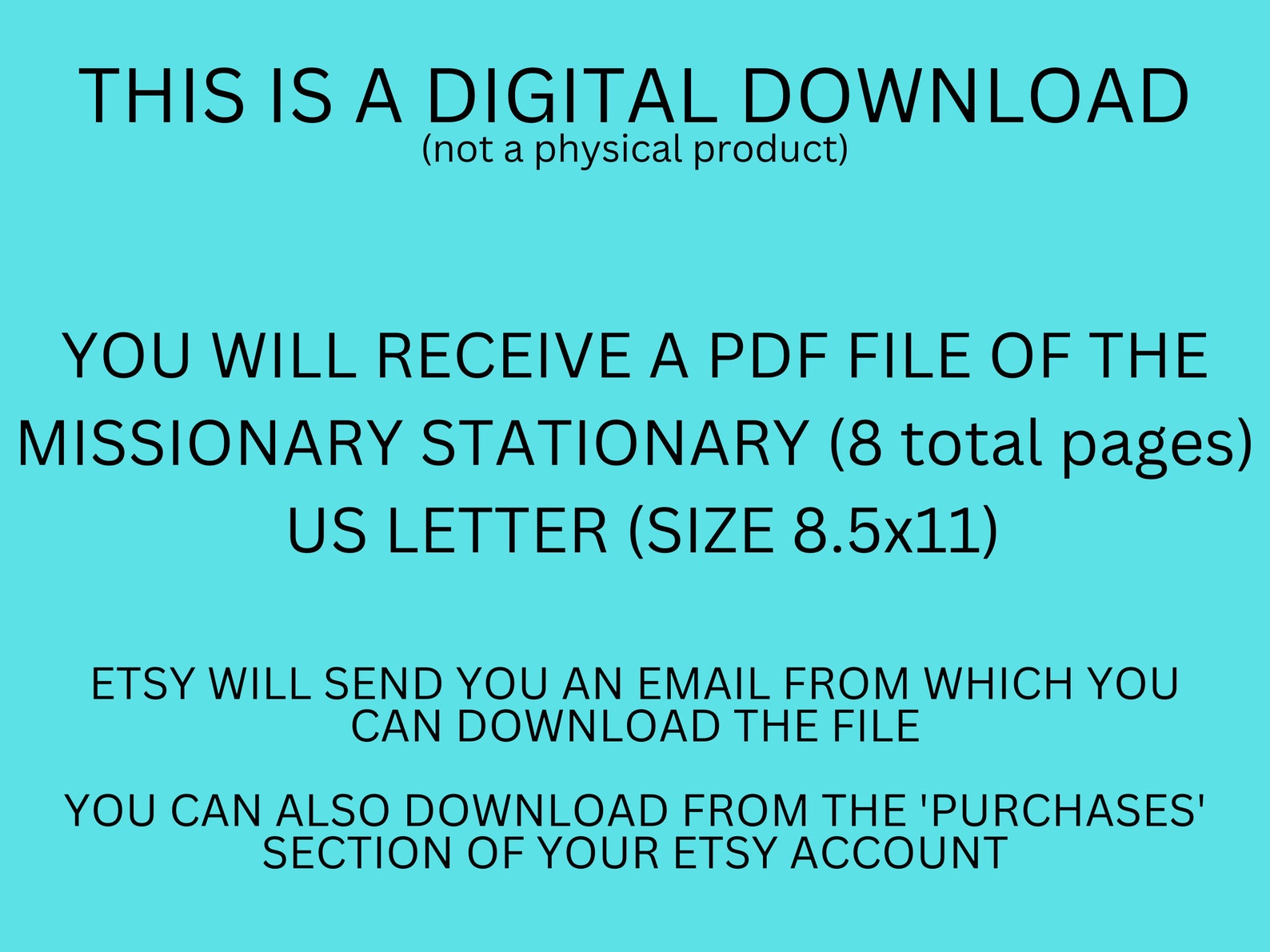 LDS Missionary Printable Stationary- Called to Serve- Missionary ...