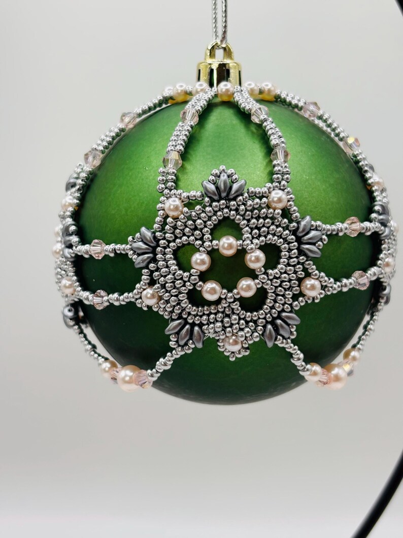 Isabelle's Pride Beaded Ornament Cover PDF, Bauble Cover Pattern - Etsy
