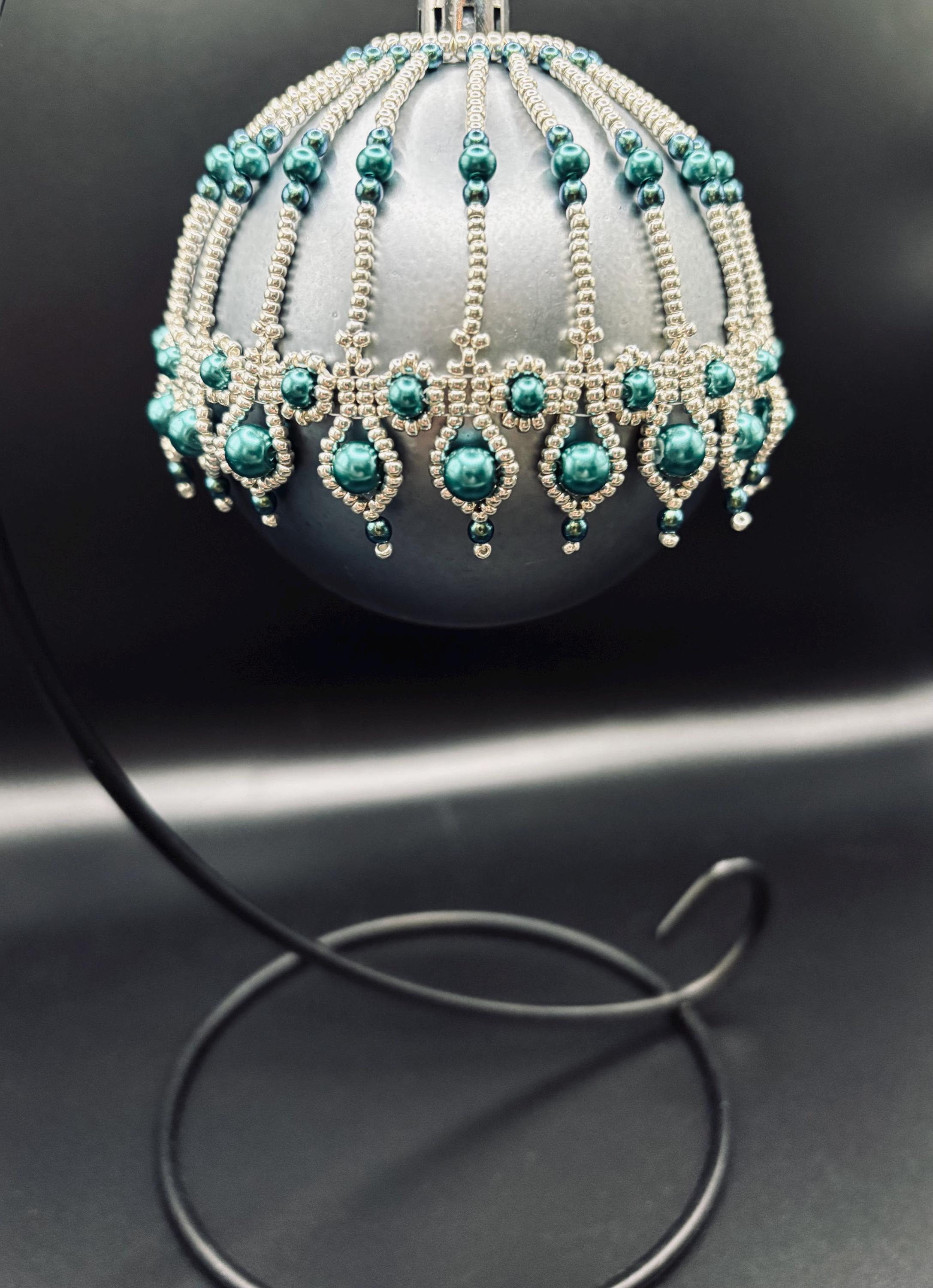 Spring Rain Beaded Ornament Cover Pattern, Bauble PDF - Etsy