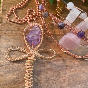 Copper Ankh Necklace - Etsy