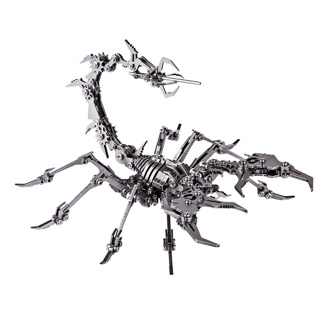 DIY Mechanical Scorpion Kit Metal Insect Puzzle Model Assembly and ...