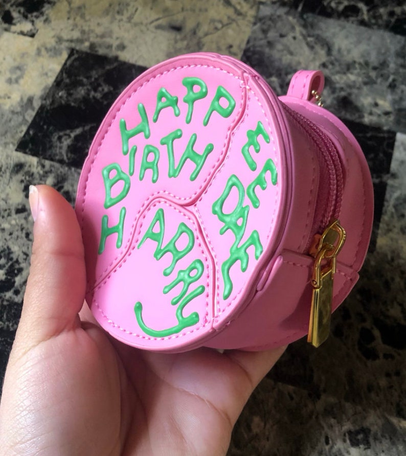 Happee Birthdae Harry Coin Purse, Wizard Birthday Cake Pouch, Witch ...