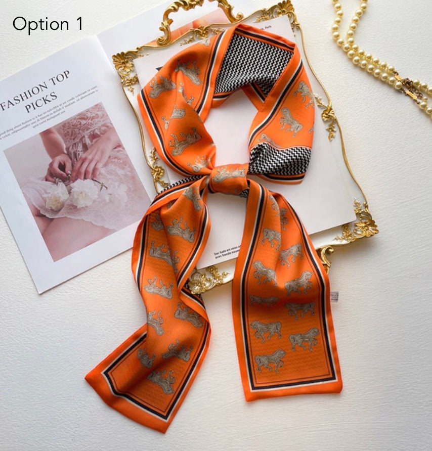 Equestrian Colorful Scarf, Horse Girl Gift, Fashion Horse Scarf, Horse ...