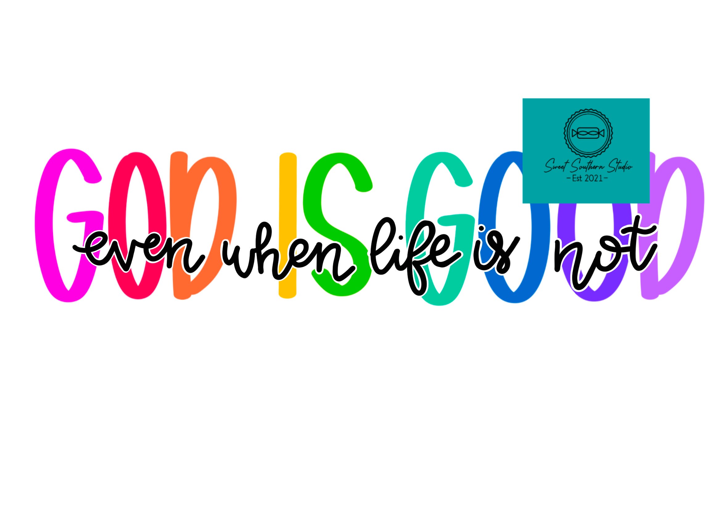 God is Good Digital Design PNG - Etsy