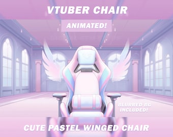Animated Vtuber Chair for Twitch, Cozy Underwater Room , Stream ...