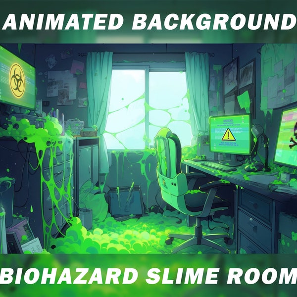 Animated Stream Overlay Slime - Etsy