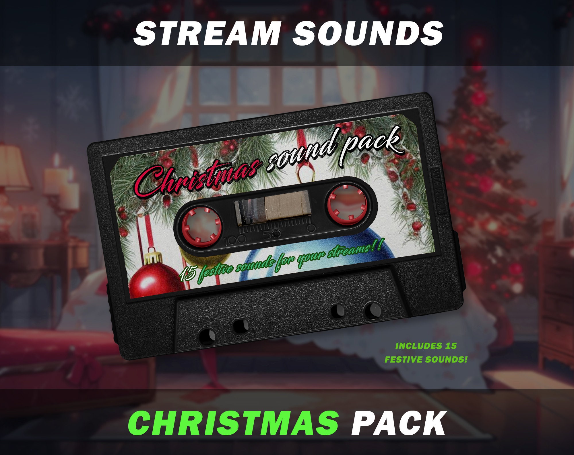 Twitch Sound Alerts - Christmas Sound Effects Pack, Twitch Alert Sounds ...
