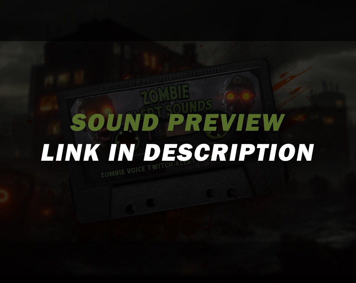 Horror Zombie Voice Twitch Sound Alerts – Streamer Sound Effects ...
