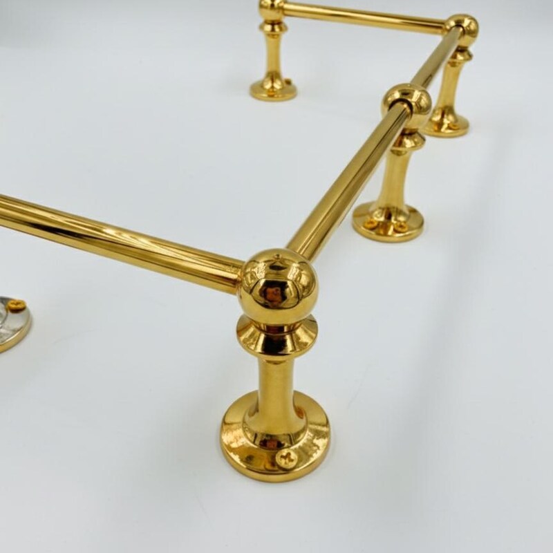 Shelf Guard Brass - Etsy UK