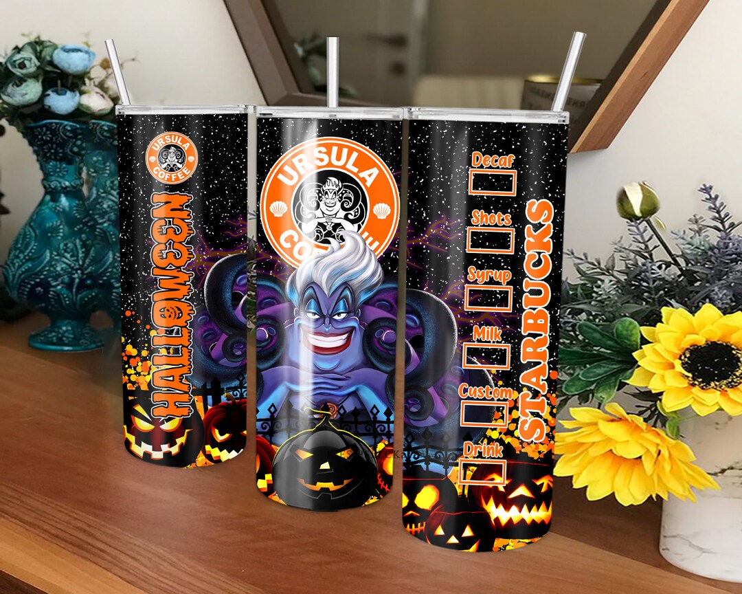 Ursula Tumbler PNG Villains Tumbler Wrap Horror Movie - Etsy
