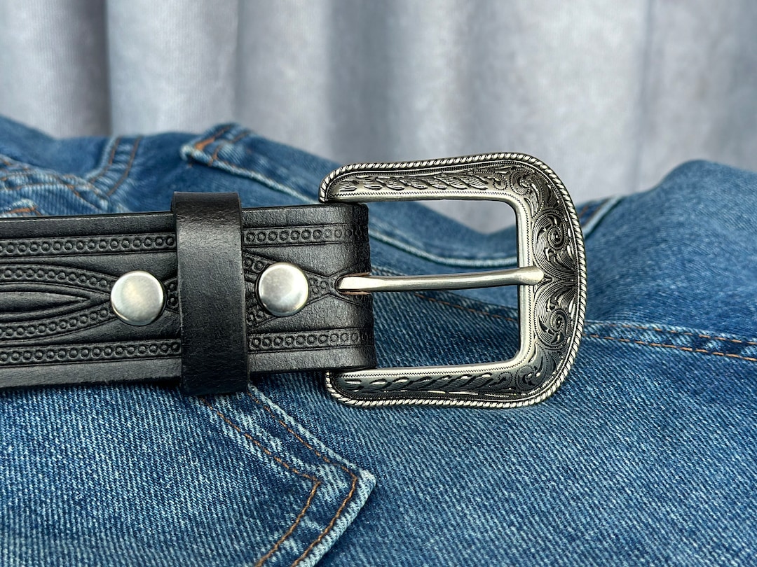 Western Belt Buckle Cowboy Buckle Groomsman Rodeo Style Belt Buckle for ...