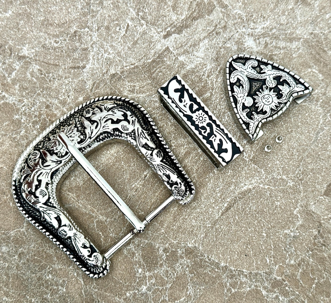 Western Cowboy Belt Buckle Cowboy Men's Buckle Groomsman Rodeo Floral ...