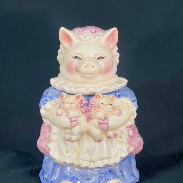 Pig Cookie Jar - Etsy