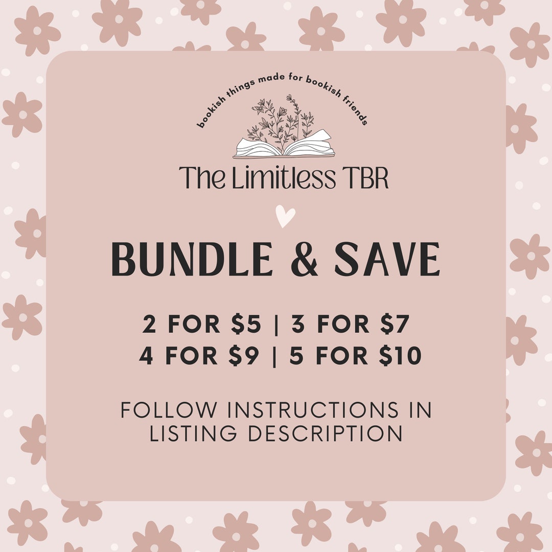 Bookish Sticker Bundle | Booktok Sticker Bundle | Vinyl Waterproof ...